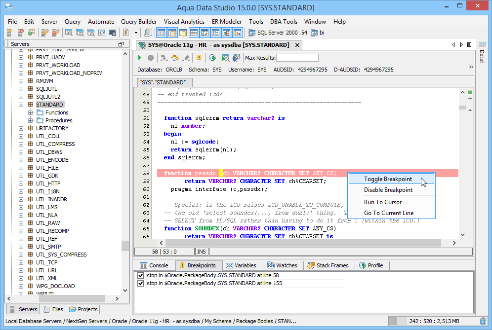 Oracle Sqlcode Function