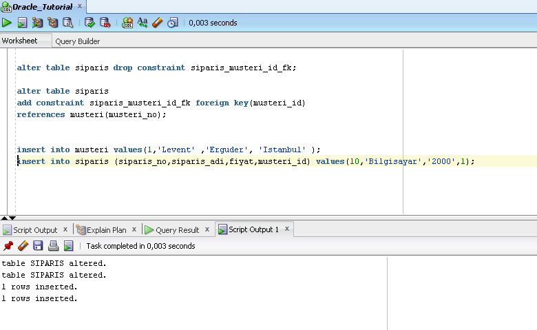 Oracle Create Table Constraint Foreign Key Reference