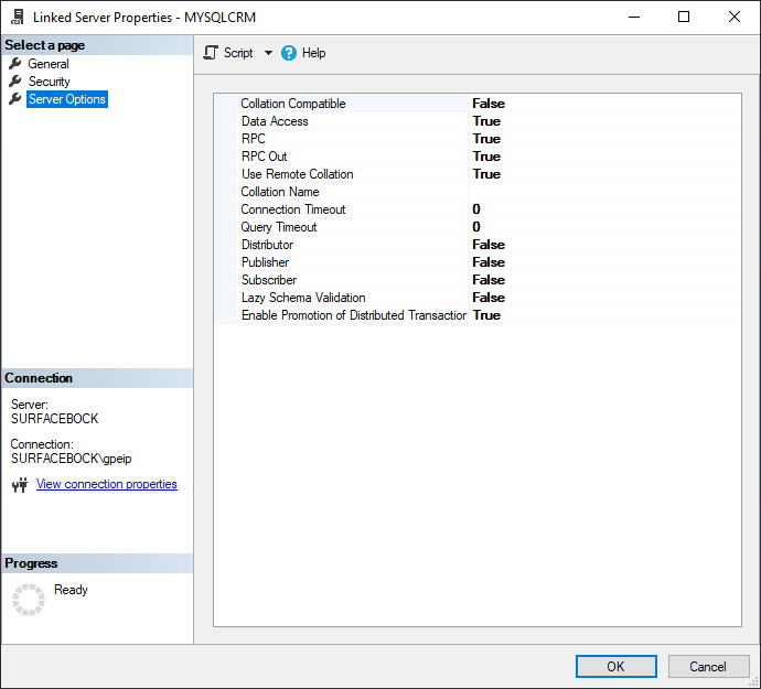 Query Mysql From Sql Server Using A Linked Server